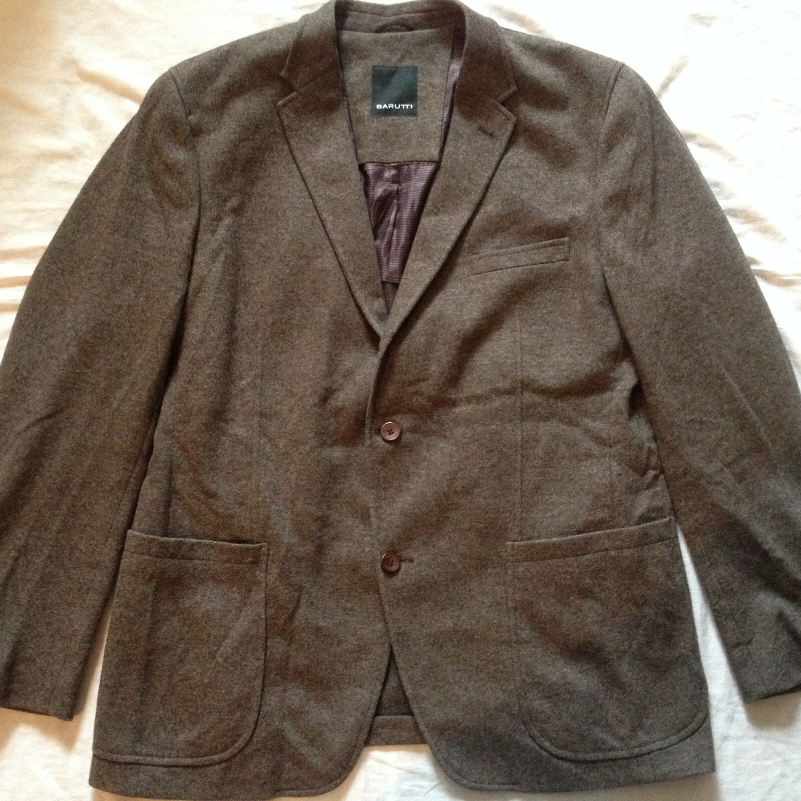 BARUTTI ITALIAN MEN'S JACKET BLAZER WINTER WOOL BLEND SZ R44 US/ 54 EU ...