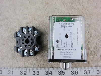 Warrick Controls Gems 16MG1A0 Direct 1MΩ 8-Pin 120V Coil Control Relay ...
