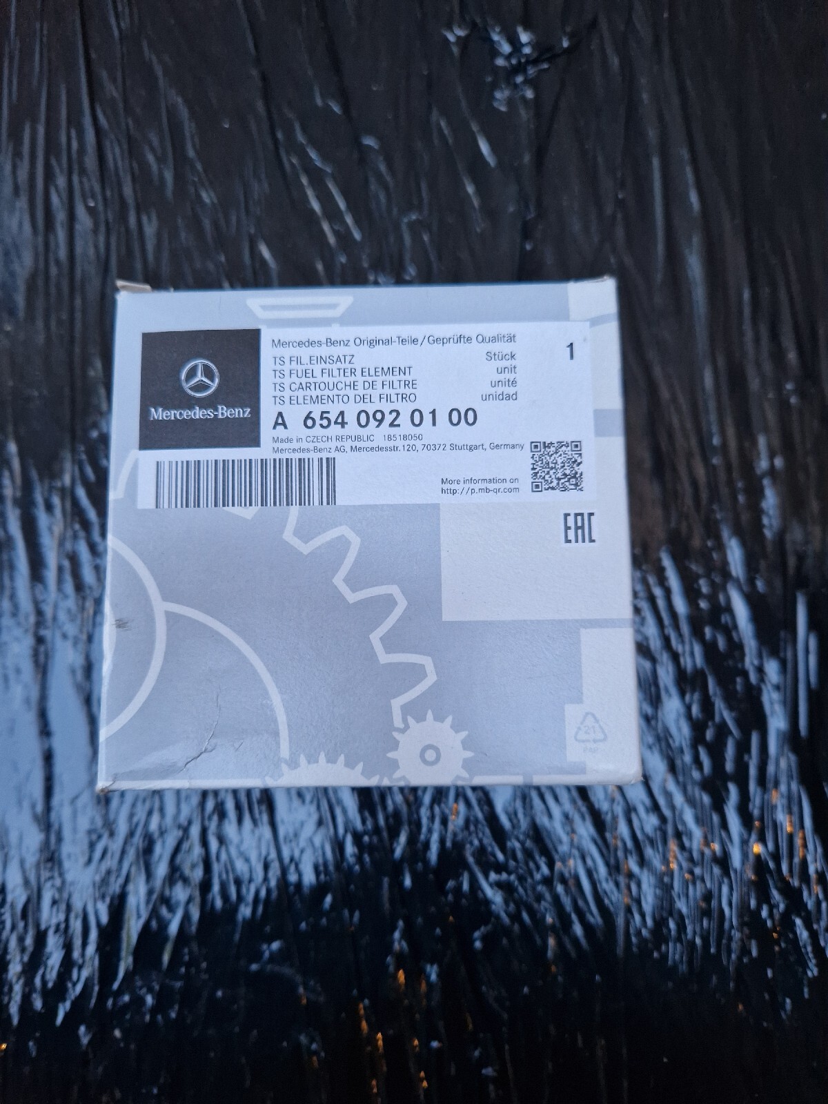 Genuine Mercedes-Benz Om654 Engine Fuel Filter A6540920100 for sale ...