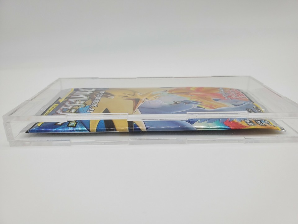 Pokemon Acrylic Japanese Booster Pack Display Case Box, Framing/Display ...