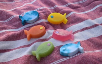 Colorful Fish Soaps with Coconut Oil - Sea Breeze & Sea Salt Scent | eBay
