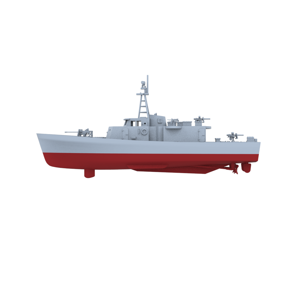 SSMODEL 1/72 Military Model USN PGM-59 Class Kim Qui (HQ 605) Full Hull ...