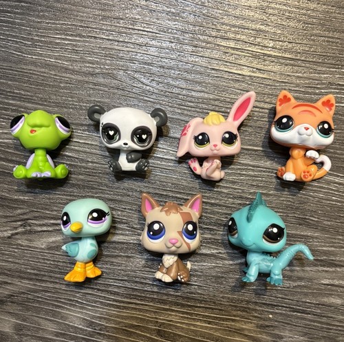 Lot Of 7 Littlest Pet Shop LPS G7 Series/Wave 1 2 & 3 Pets Blind Box ...