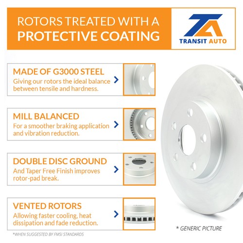 Front Rear Coated Disc Brake Rotors Kit For Nissan Frontier Suzuki ...