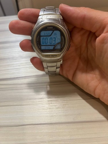 Casio Wave Ceptor WV-59U Multi Band 5 Radio Controlled Digital Watch ...