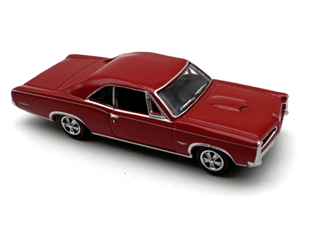 New 1/87 HO Scale Alloy Car Model Red Muscle Car Train Model Scene ...