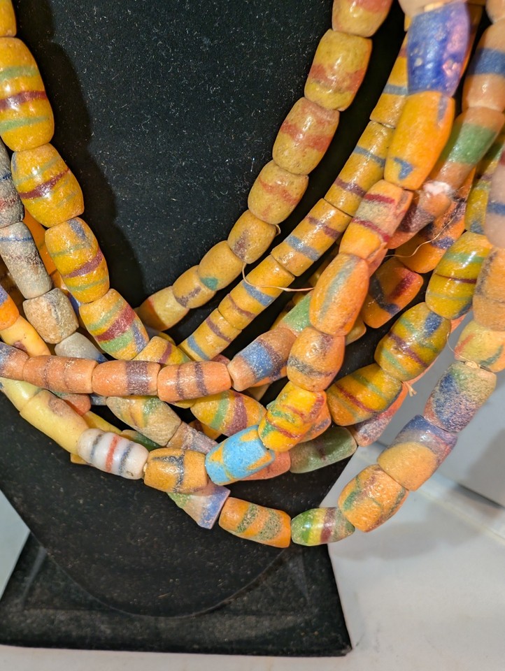 Three strands Indian trade Beads Old Trading post stock | eBay