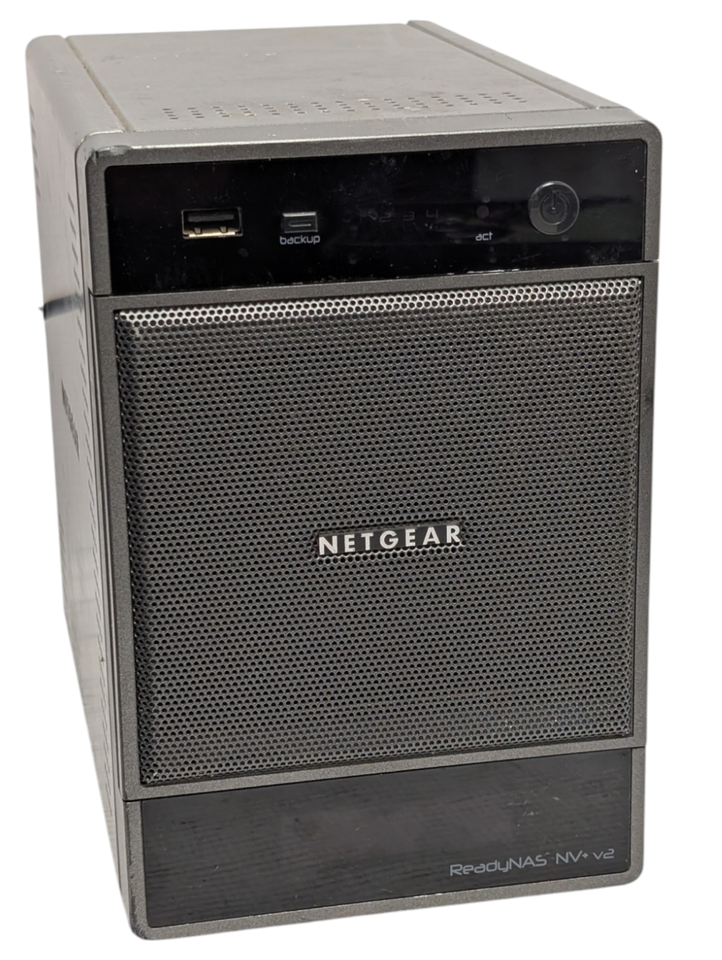 Netgear ReadyNAS NV+ v2 RND-4B 4 Bay NAS NO HDDs - | eBay