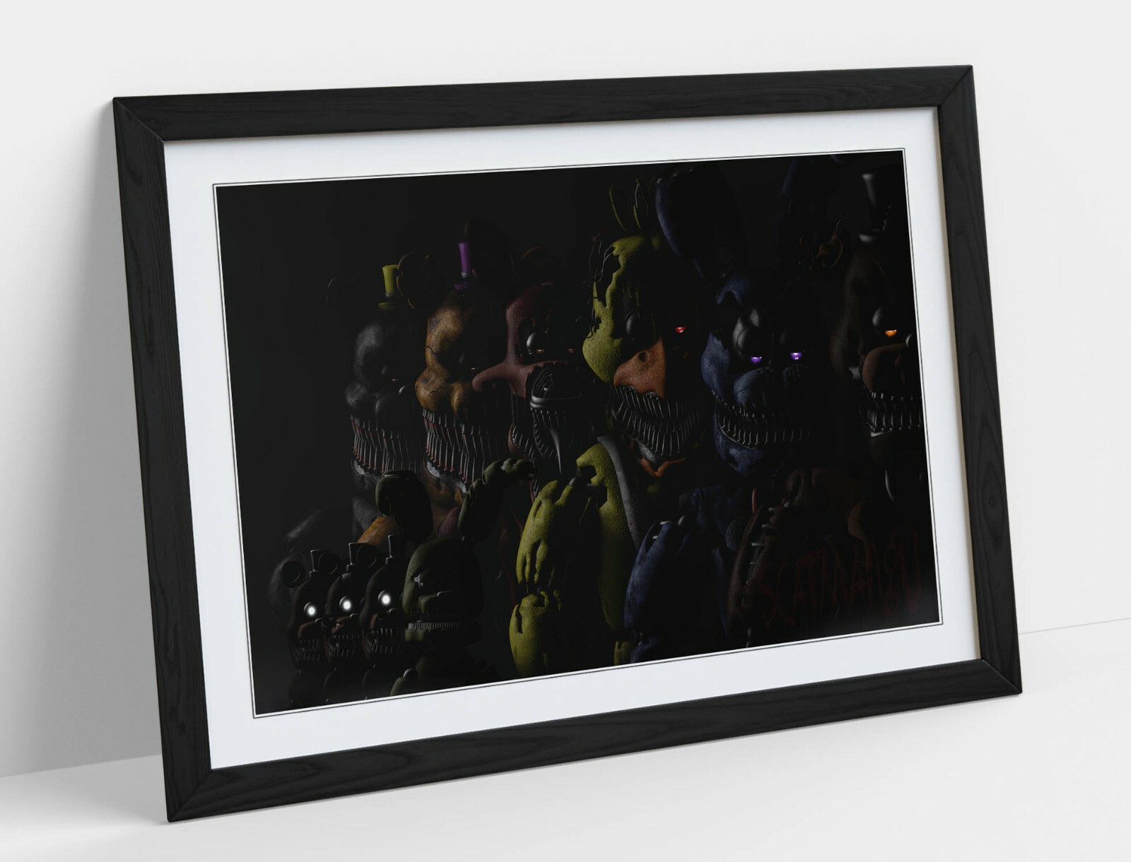 FIVE NIGHTS AT FREDDY'S FNAF -FRAMED WALL ART PICTURE POSTER PRINT ...