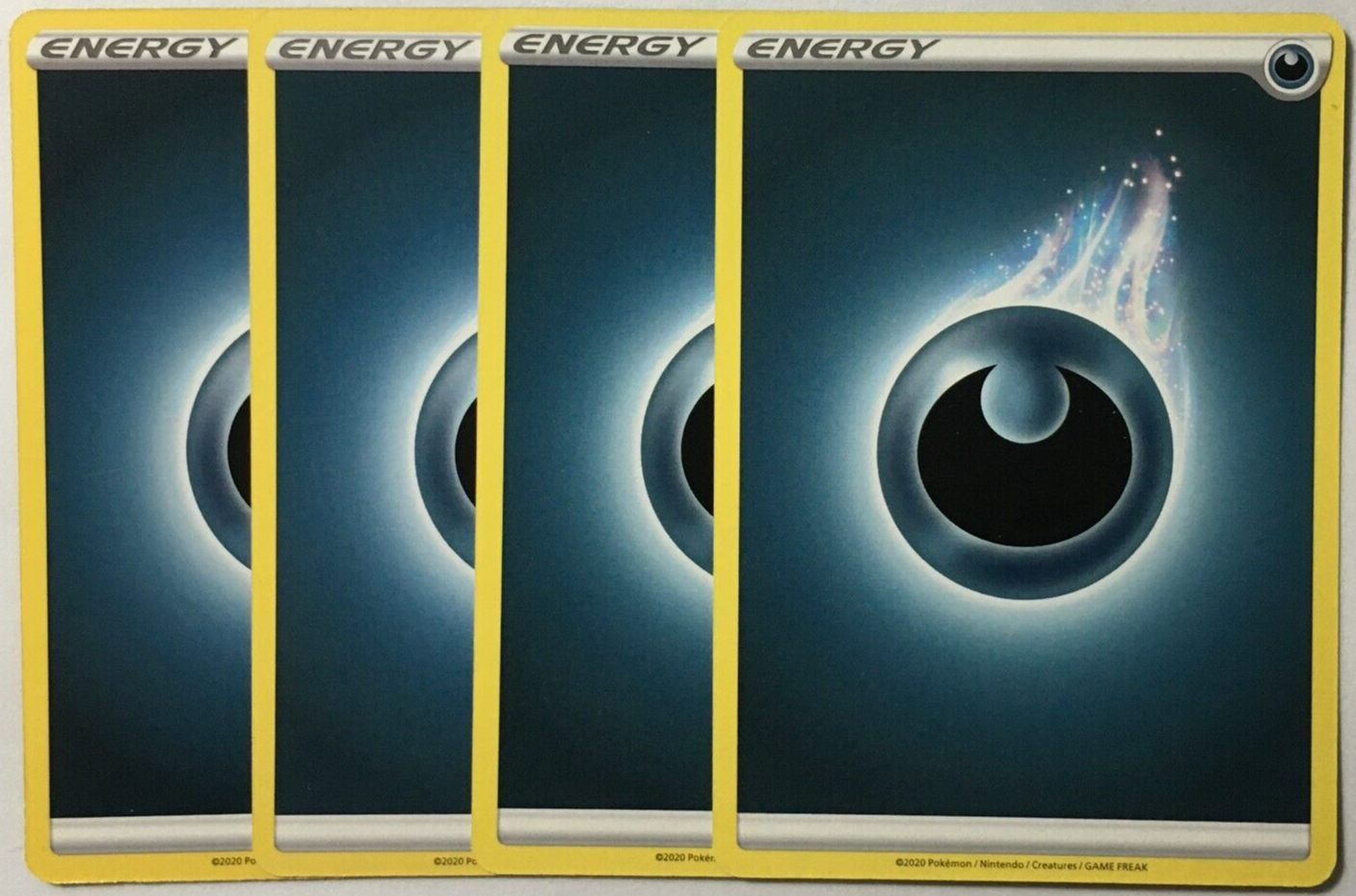 POKEMON 4X 2020 DARKNESS ENERGY CARDS NEAR MINT-PLAYSET | eBay