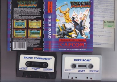 TIGER ROAD Capcom SPECTRUM 48/128K 2 CASSETTE | eBay