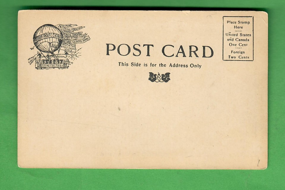 1902 ANTIQUE POSTCARD - INTERIOR OF LONG BEACH DRUG STORE - BALLOON ...