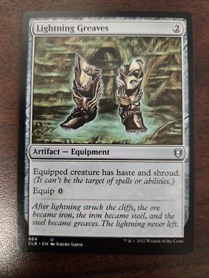 Lightning Greaves NM Commander Legends: Battle for Baldur's Gate MTG ...