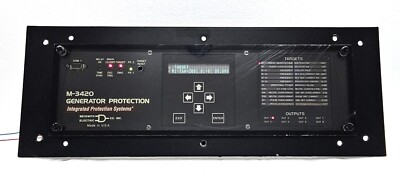 BECKWITH ELECTRIC M-3420 GENERATOR PROTECTION RELAY | eBay