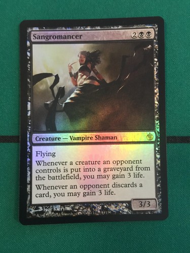 MTG Magic the Gathering - FOIL Sangromancer SP Mirrodin Besieged | eBay ...