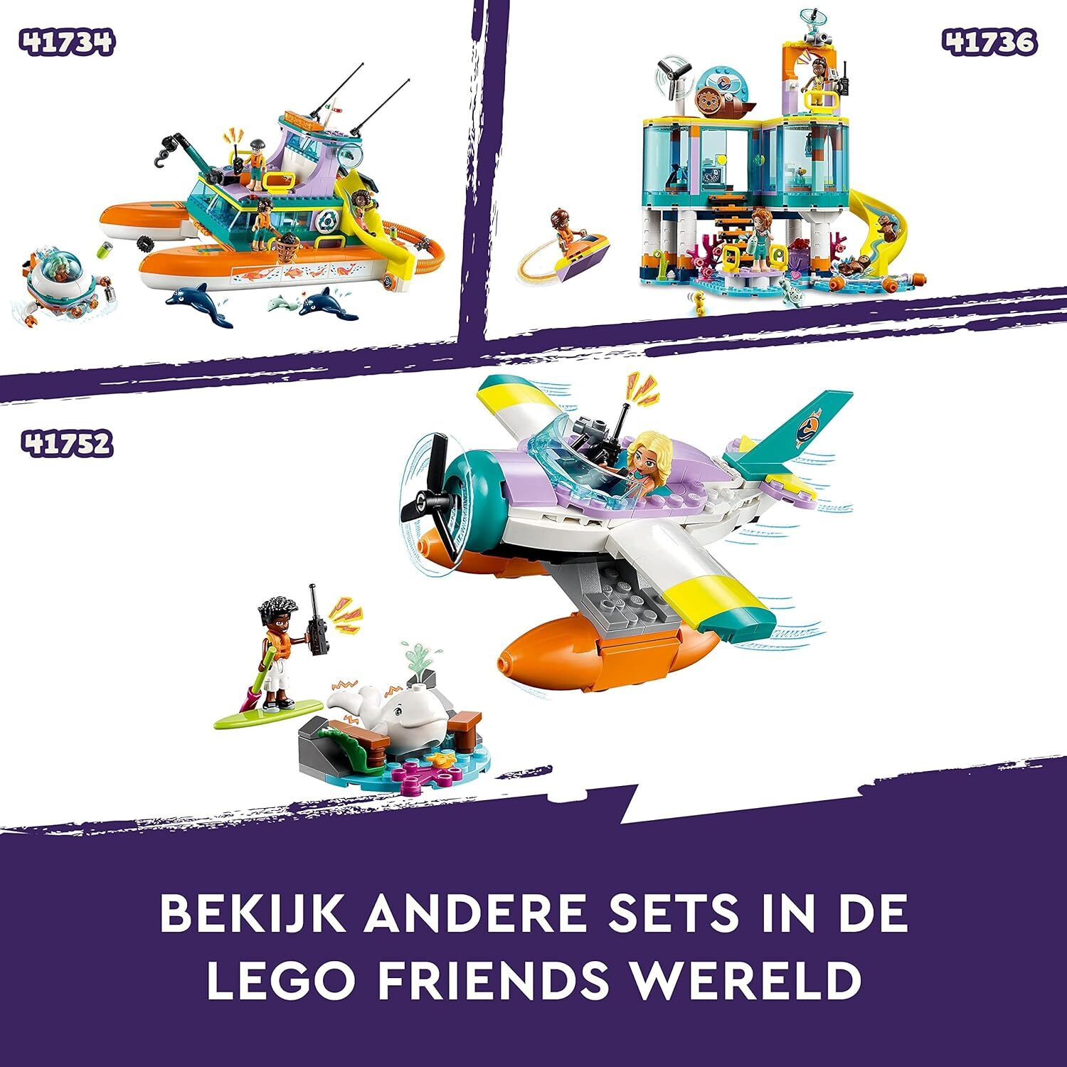 Lego Friends - Sea Rescue Plane (41752) (US IMPORT) NEW 5702017415345 ...