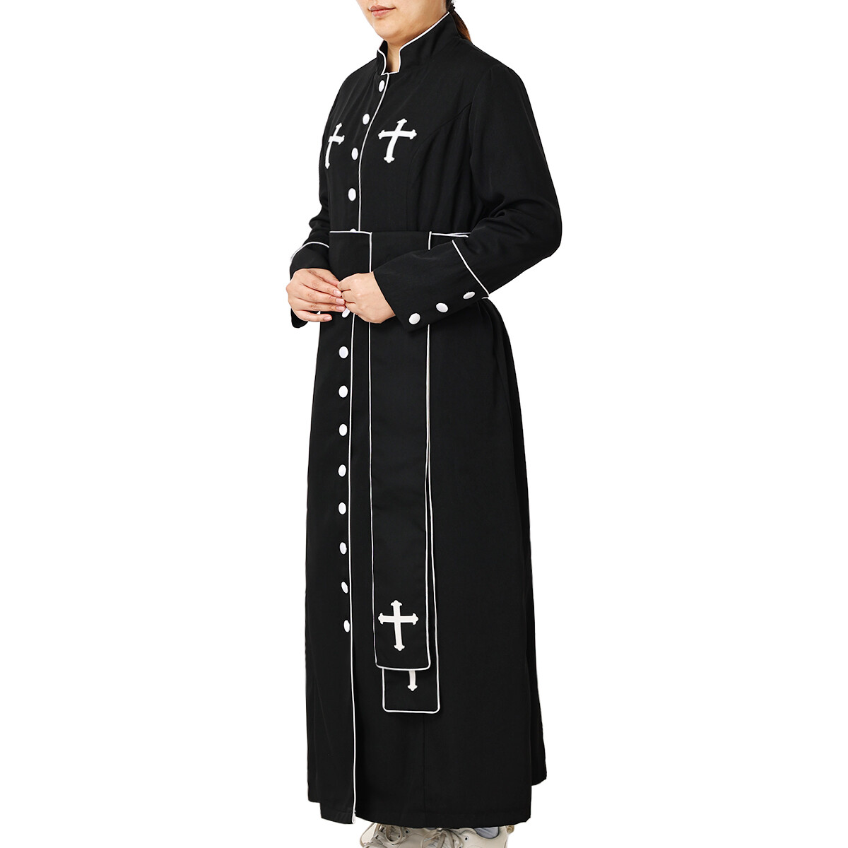 Priest Women's Cassock Pastor Robe Church Robe Clergy Ladies Roman ...