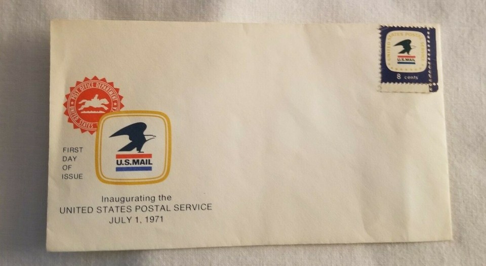 INAUGURATING THE US POSTAL SERVICE July 1, 1971 First Day of Issue ...