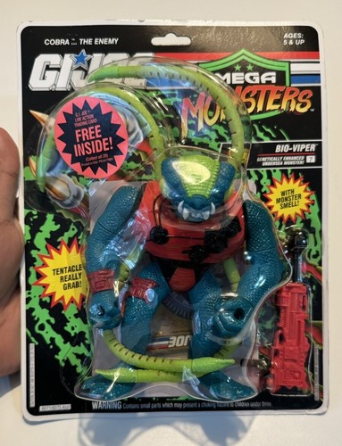 GI JOE COBRA BIO VIPER MEGA MONSTERS VINTAGE MOC NEW | eBay