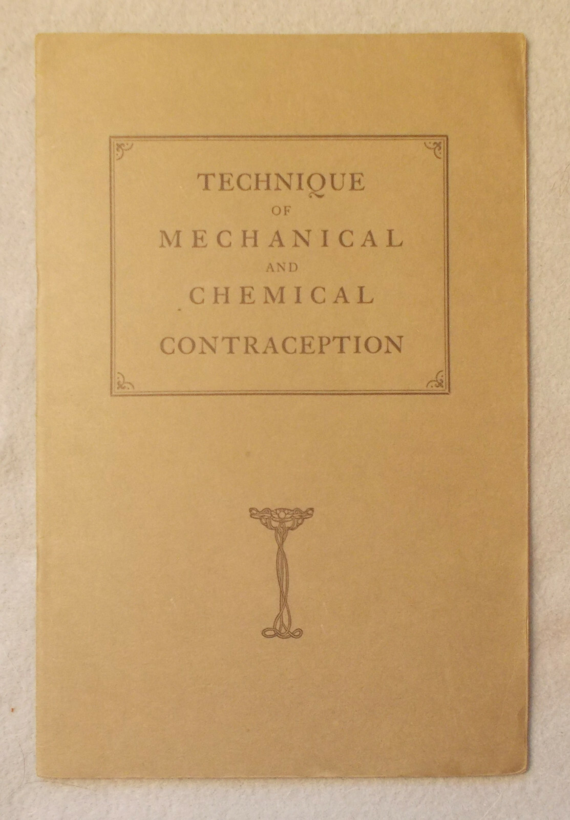 Rare TECHNIQUE OF MECHANICAL CONTRACEPTION Julius Schmid VINTAGE BIRTH ...