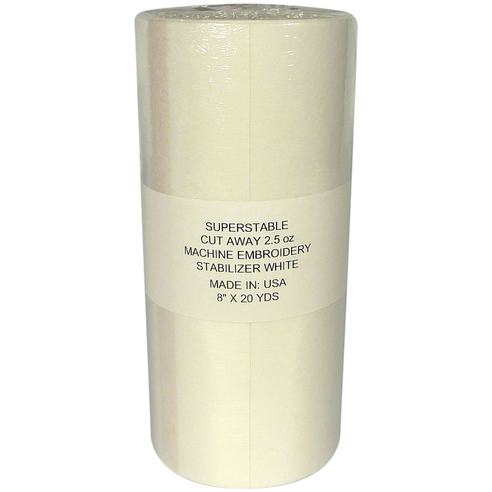 Cut Away Machine Embroidery Stabilizer Backing Medium Weight 2.5 Ounce ...