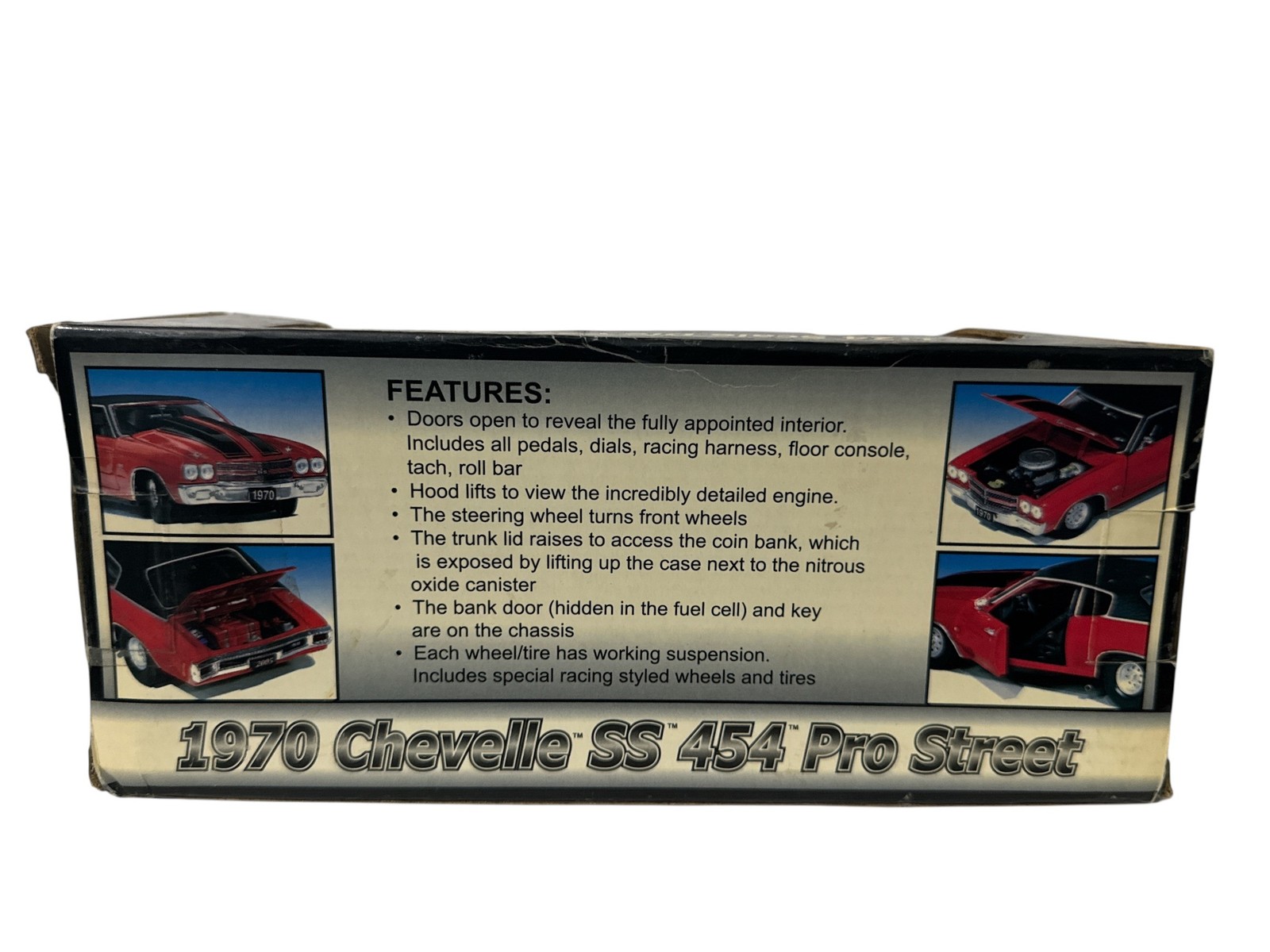 70 Chevy Chevelle SS 454 Pro Street 1:24 Scale Diecast by Crown Jewels ...