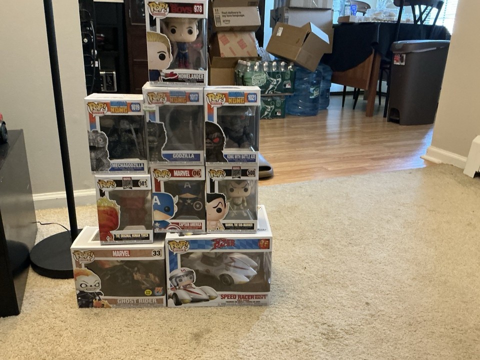 Funco Lot Marvel,the Boys,Godzilla,Ghost Rider Speed racer | eBay