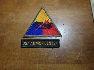 WW11 U S ARMY USA ARMORED CENTER RECON CCC CCN RCON PATCH BXAA#7 | eBay