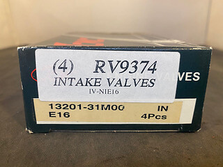 *JCMC Intake Valves (X4) - RV9374 / 13201 31M00 - For Nissan Pulsar ...
