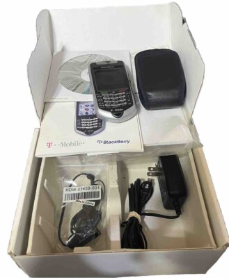BlackBerry 7105 T / 7105t - Gray and Black ( T-Mobile ) Very Rare RIM ...