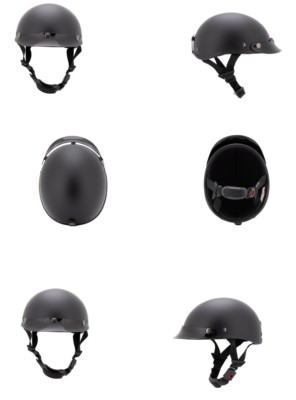 Jet Helm Braincap XL , 61 - 62 cm , kleinster Helm schwarz Matt | eBay.de