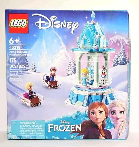 Lego Anna and Elsa's Magical Carousel 43218 Disney Frozen New Building ...
