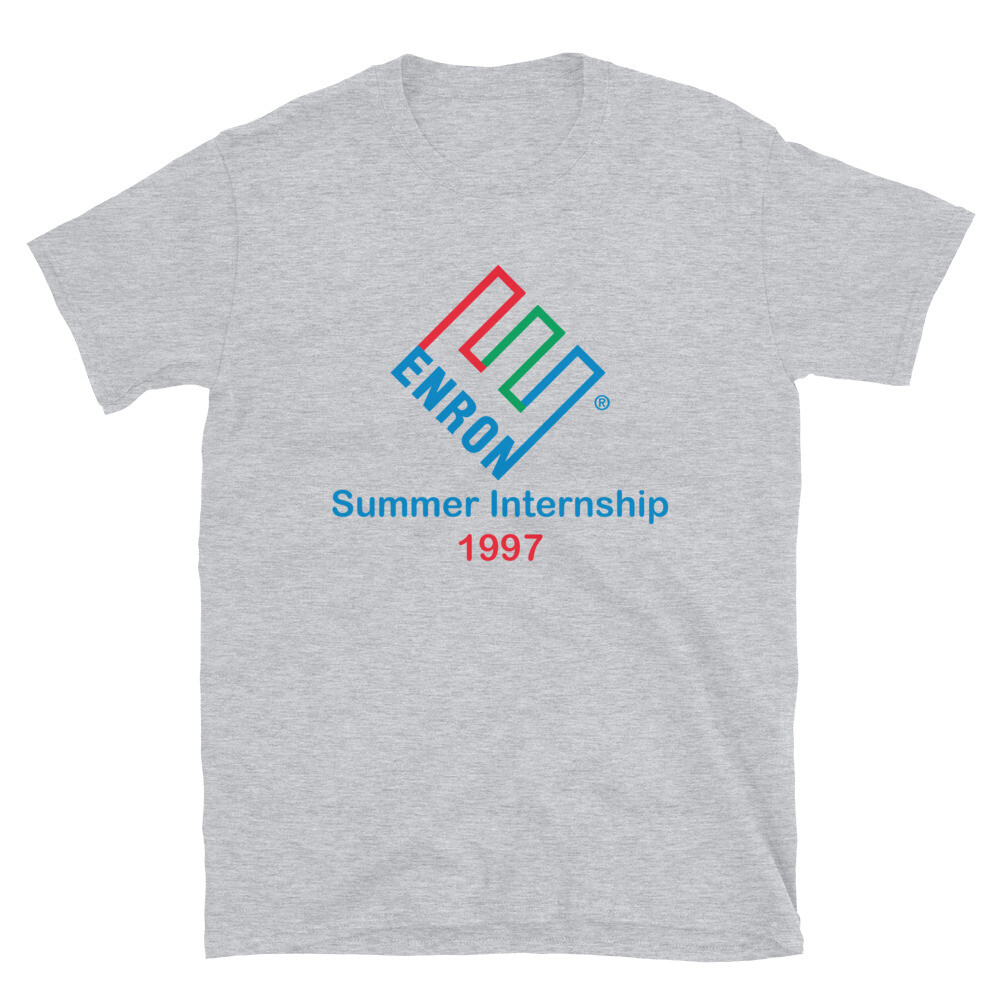 ENRON Summer Internship Short-Sleeve Unisex T-Shirt | eBay