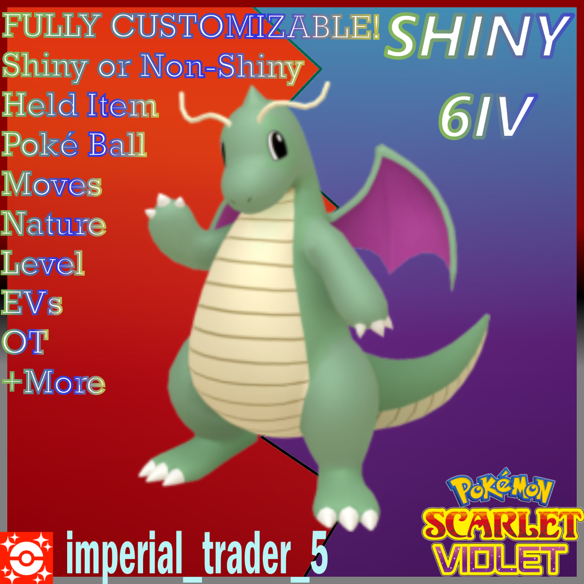 Pokemon Shiny Dragonite Shiny Dragonite Fixed [Pokemon Brilliant