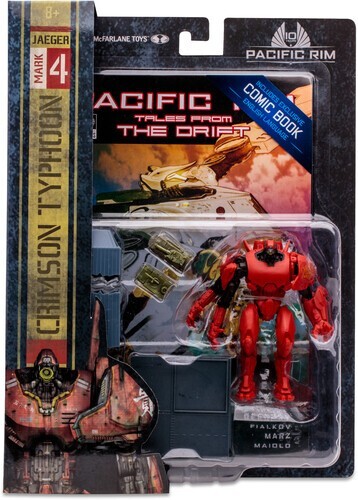 WB McFarlane - Pacific Rim - Crimson Typhoon (Jaeger) 4" Figure Playset ...