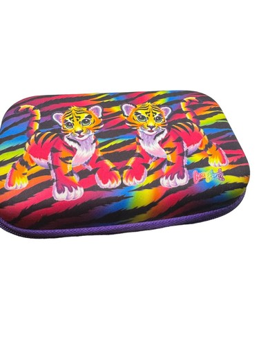Lisa Frank Forrest Tiger Storage Case Makeup Travel Rainbow Stationary ...