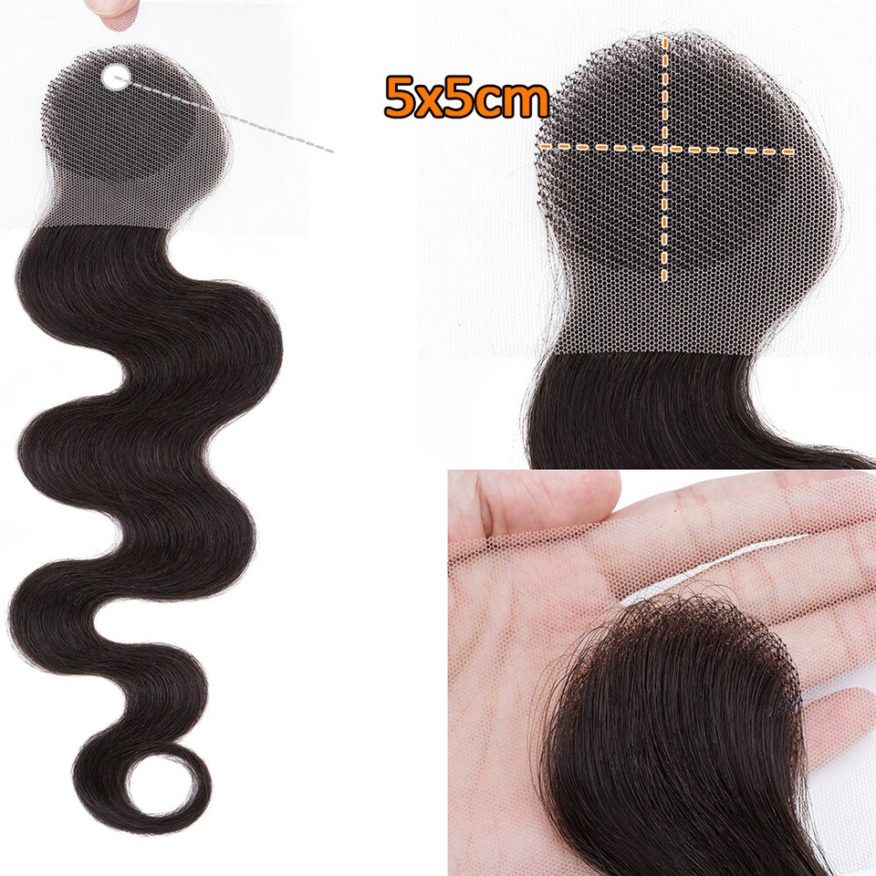 Bald Spot Human Hair Patch Toupee for Women Men Full Lace Base ...