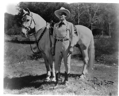 Scott, Fred: Autographed 10"x8" photo / still – {c} Fred Scott | eBay