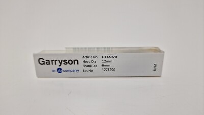 ATA Garryson Ball Nosed Tree,Aluminium Cut, 6mm Shank x 12mm Cutting ...