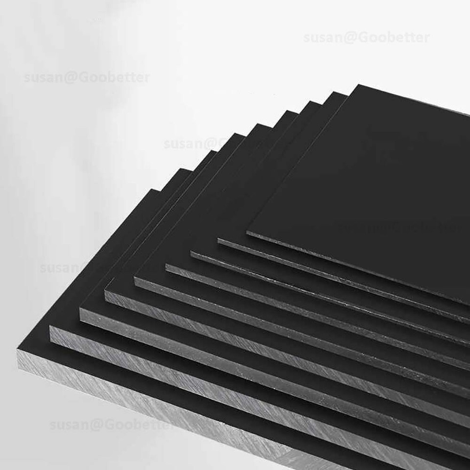 Polypropylene Plastic Sheet 3mm - 20mm Black PP Sheet Model Making, Art ...