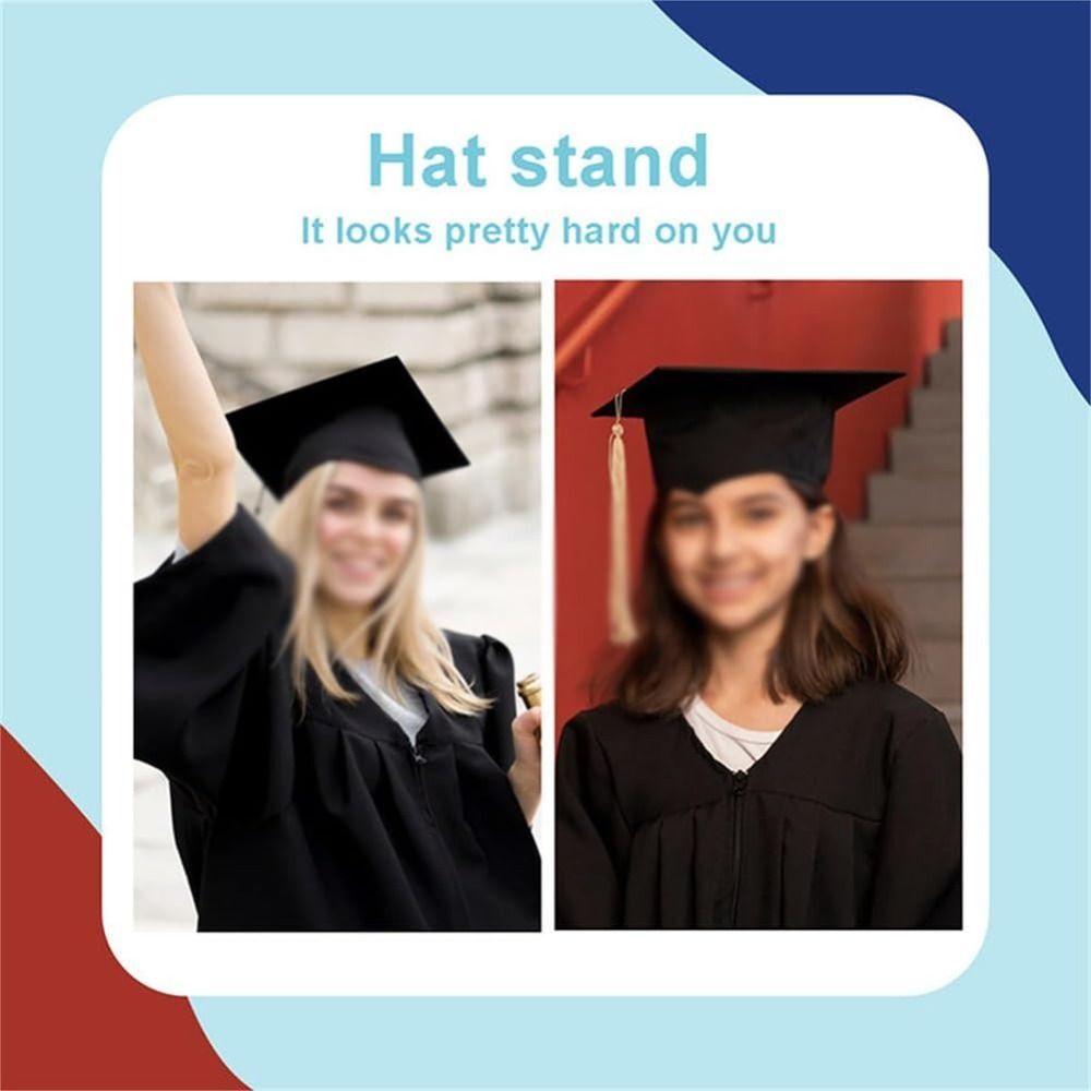 Hairstyle Graduation Cap Holder Secure Your Grad Cap Hat Rack | eBay