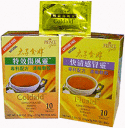 2 PACK PRINCE GOLD FLUAID & COLDAID CONCENTRATED HERBAL EXTRACT TEA | eBay