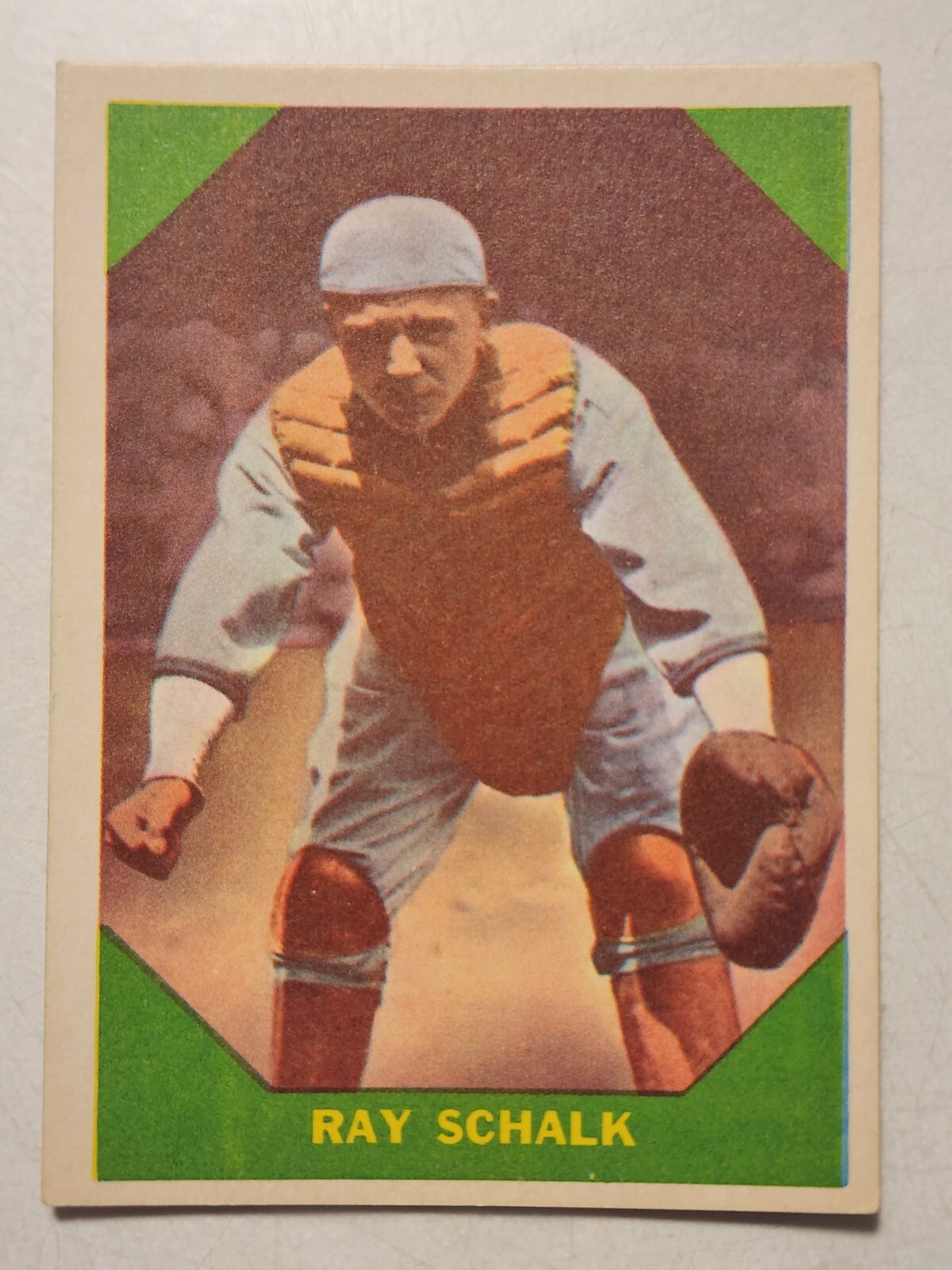 1960 FLEER BASEBALL RAY SCHALK CARD #56 CHICAGO WHITE SOX BASEBALL CARD ...