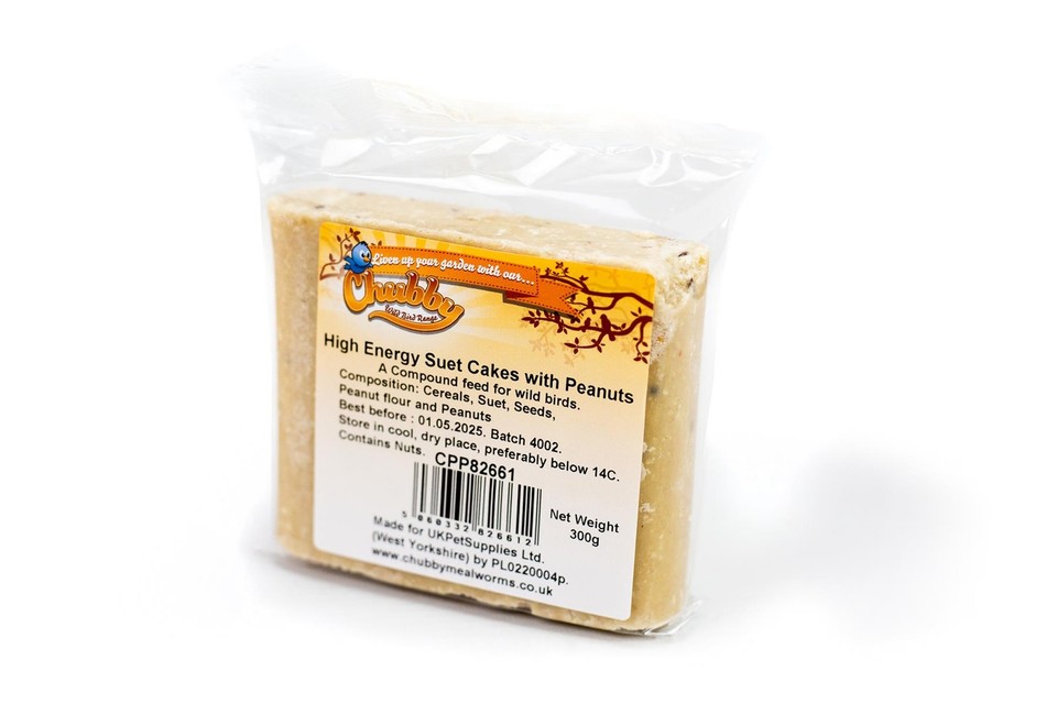 Chubby Suet Fat Blocks High Energy Garden Bird Food Suet Cakes For Wild ...