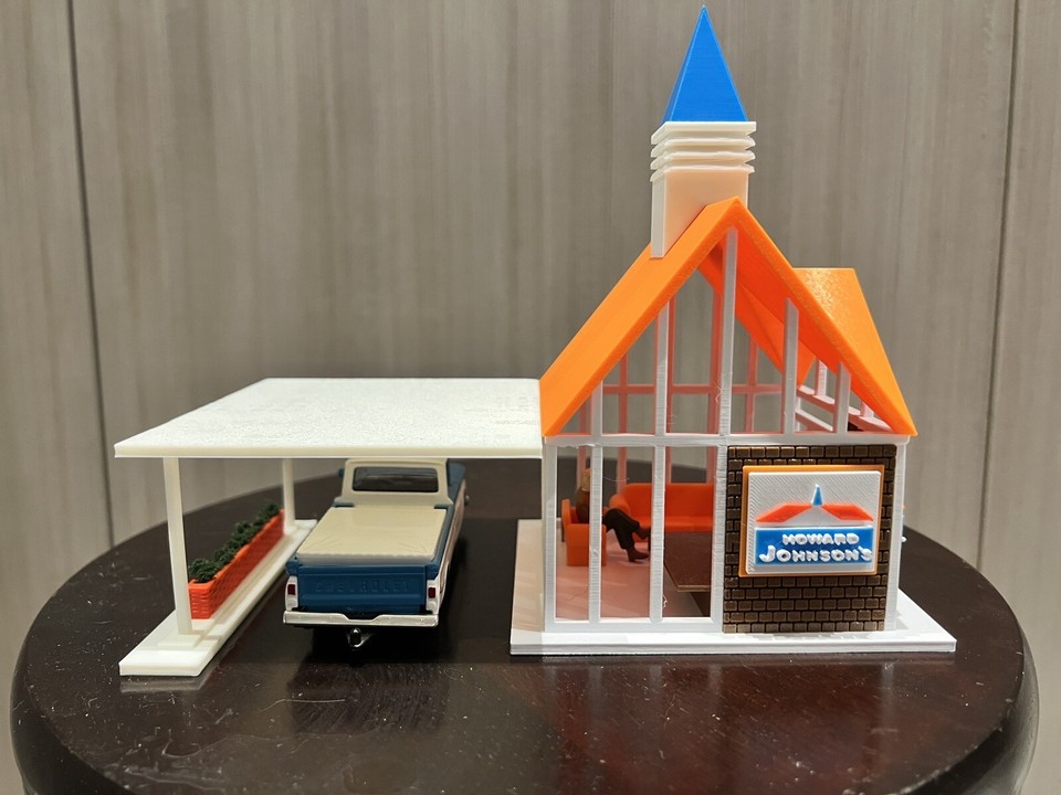 O Scale Howard Johnson Motor Lodge Set - 3D Printed Kit | eBay