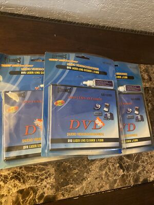 Laser Lens Cleaner Cd Dvd Cd-rom Pc Safe Effective with Cleaning Liquid ...