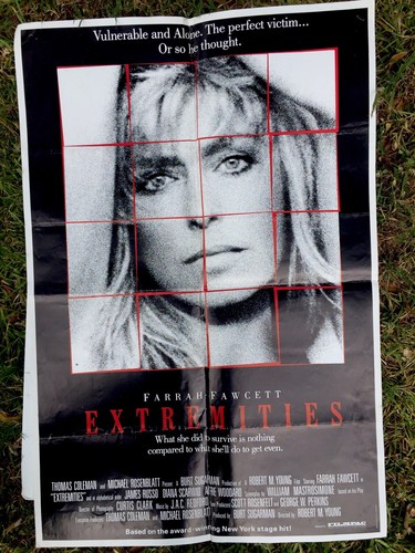 Extremities 1986 Original Movie Poster 27 X 41 Farrah Fawcett | eBay