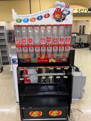 JELLY BELLY BULK DISPLAY MERCHANDISER W DISBURSEMENT BINS AND ...