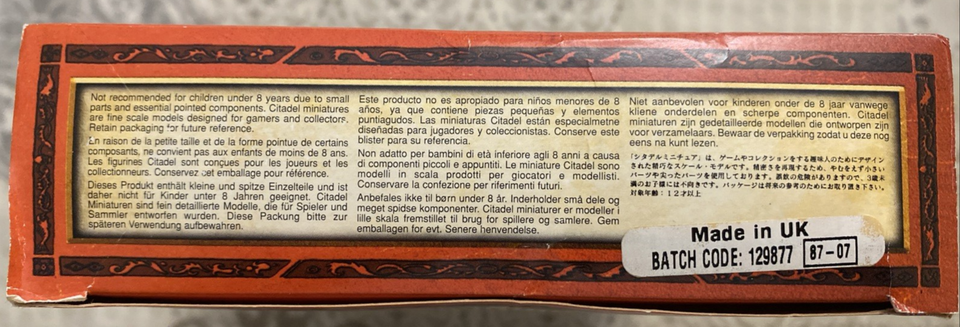 Warhammer Fantasy Battle High Elf Titanic Chariot New | eBay UK