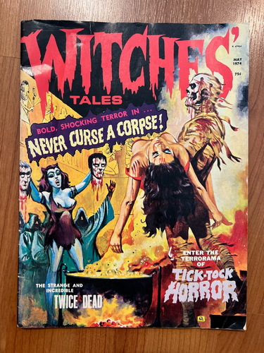 1974 Witches, Tales magazine with great cover | eBay